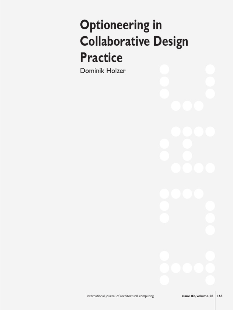 Optioneering in Collaborative Design Practice | PDF | Building ...