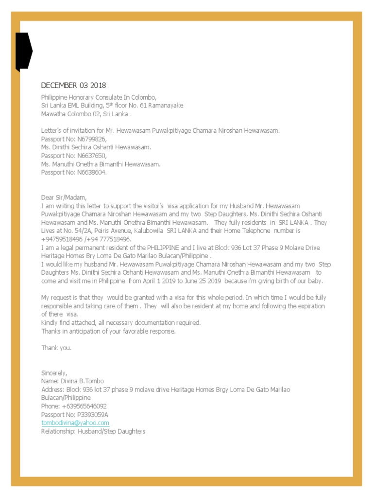 Invitation Letter | PDF