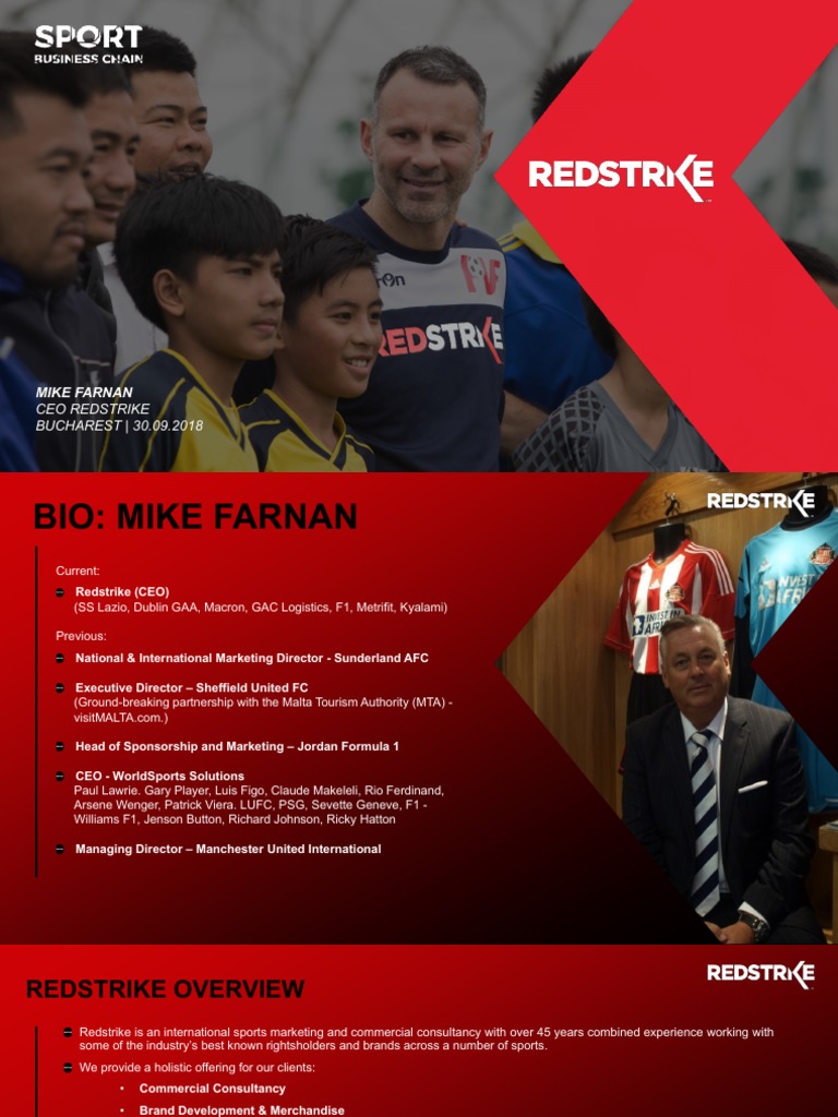 Mike Farnan at #SBC2018: Sports Academies in Emerging Countries | PDF ...