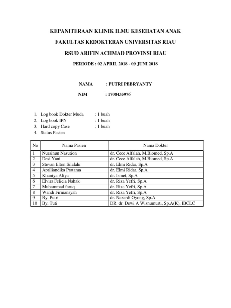 Patient Status Forms Summary | PDF