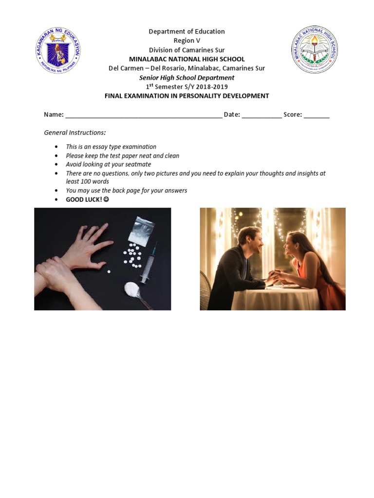 Personality Development Exam | PDF | Career & Growth