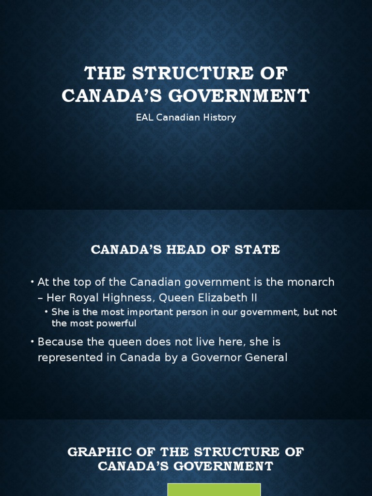 Structure of Canada's Government Explained | PDF | Cabinet (Government ...