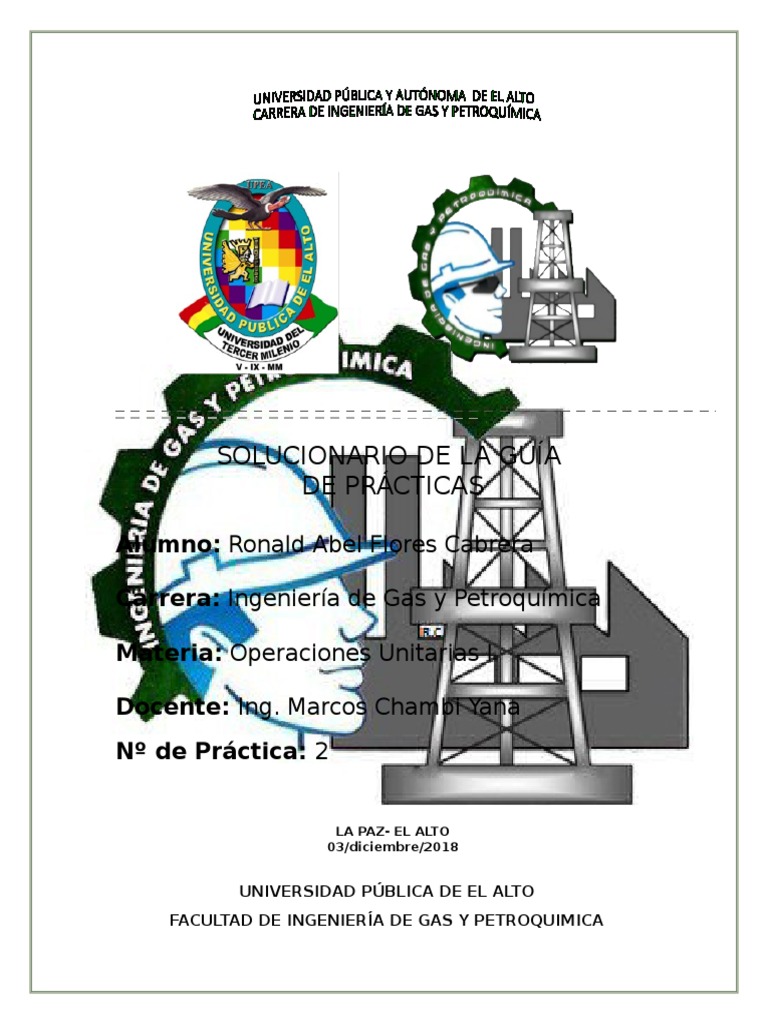 Solucionario de Ultima Practica | PDF | Ciencias fisicas | Gases
