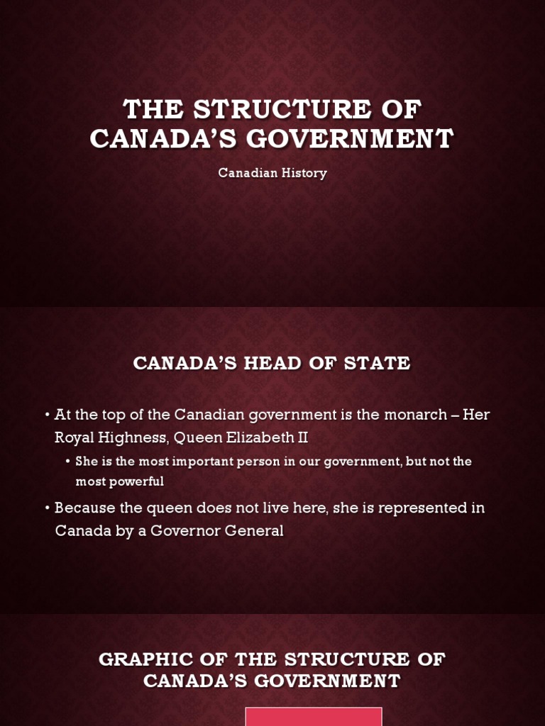 Overview of Canada's Government Structure | PDF | Government Of Canada ...