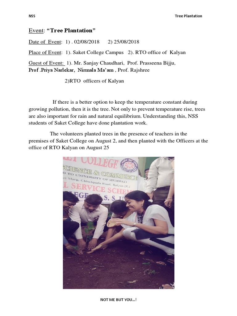 Tree Plantation | PDF