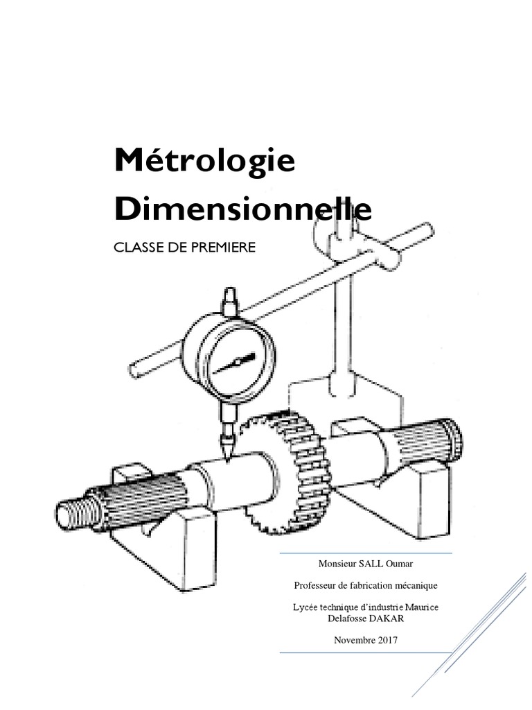 Métrologie Dimensionnelle TP | PDF | État de surface | Métrologie