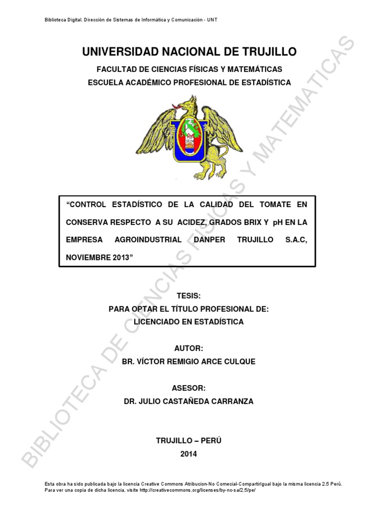 Arce Culque Víctor Remigio PDF | PDF | Tomate | Creative Commons