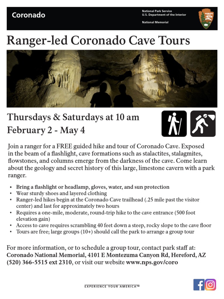 CORO Cave Tour Flyer 2019 CORRECT | PDF