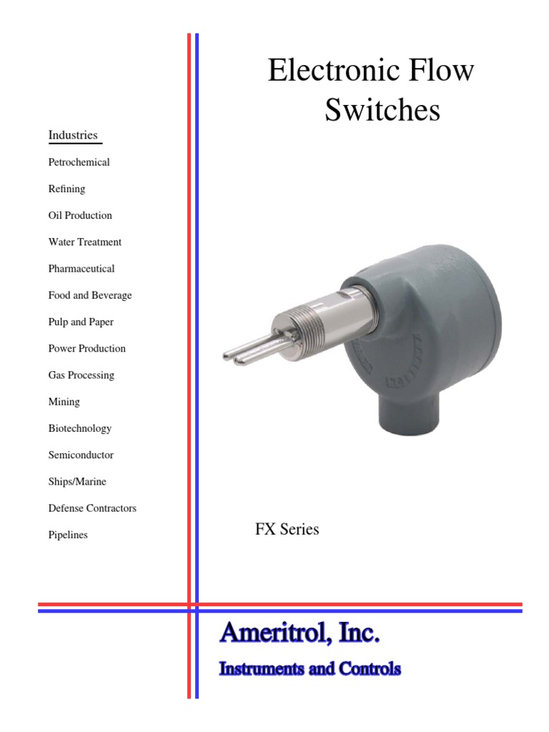 Electronic Flow Switch | PDF | Switch | Relay
