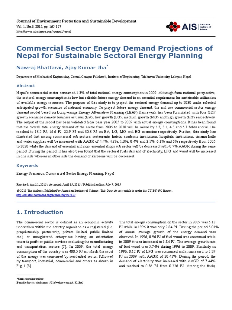 Energy Demand Projections | PDF | World Energy Consumption | Economic ...