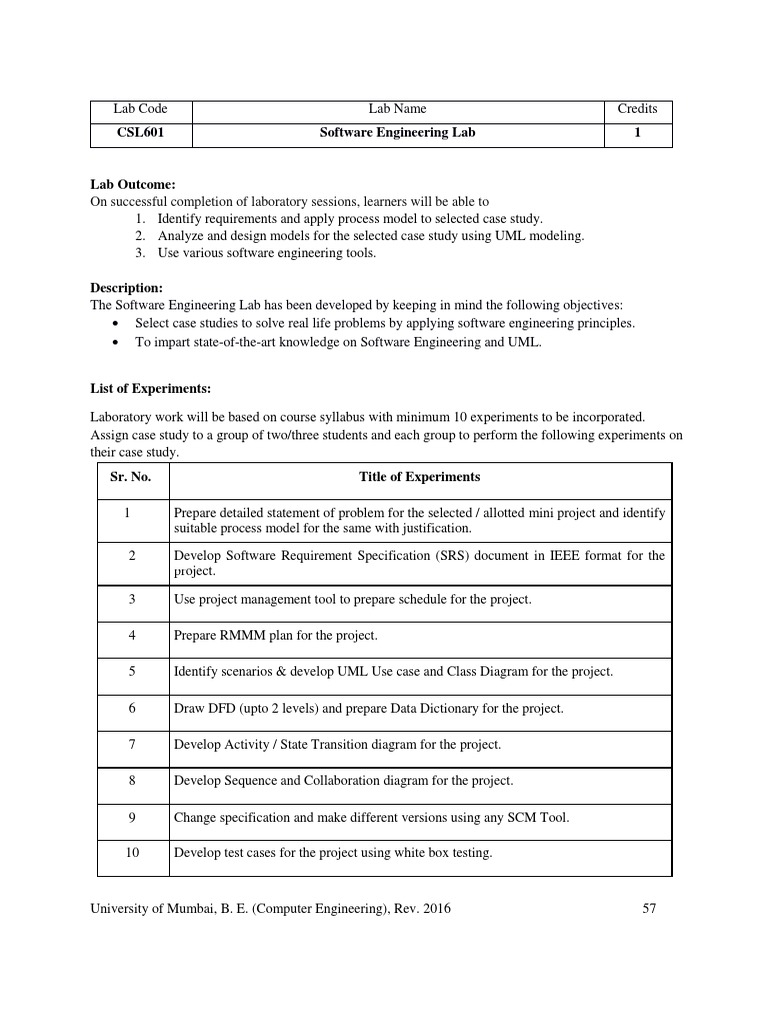 Software Engineering Lab | PDF | Unified Modeling Language | Engineering