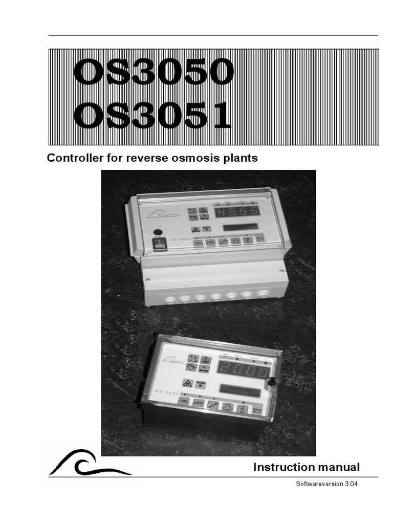 OS3050 OS3051: Controller For Reverse Osmosis Plants | PDF | Electrical ...
