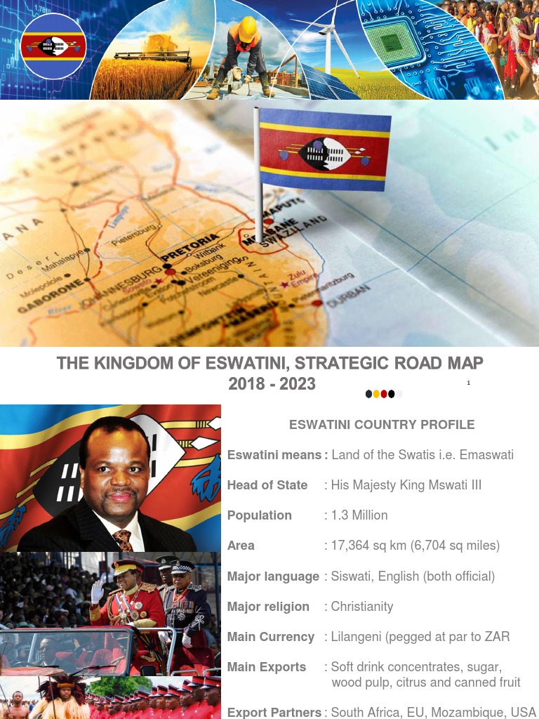 Swaziland Kingdom of Eswatini Strategic Road Map 2018 To 2023 Draft | PDF | Value Added Tax | Taxes