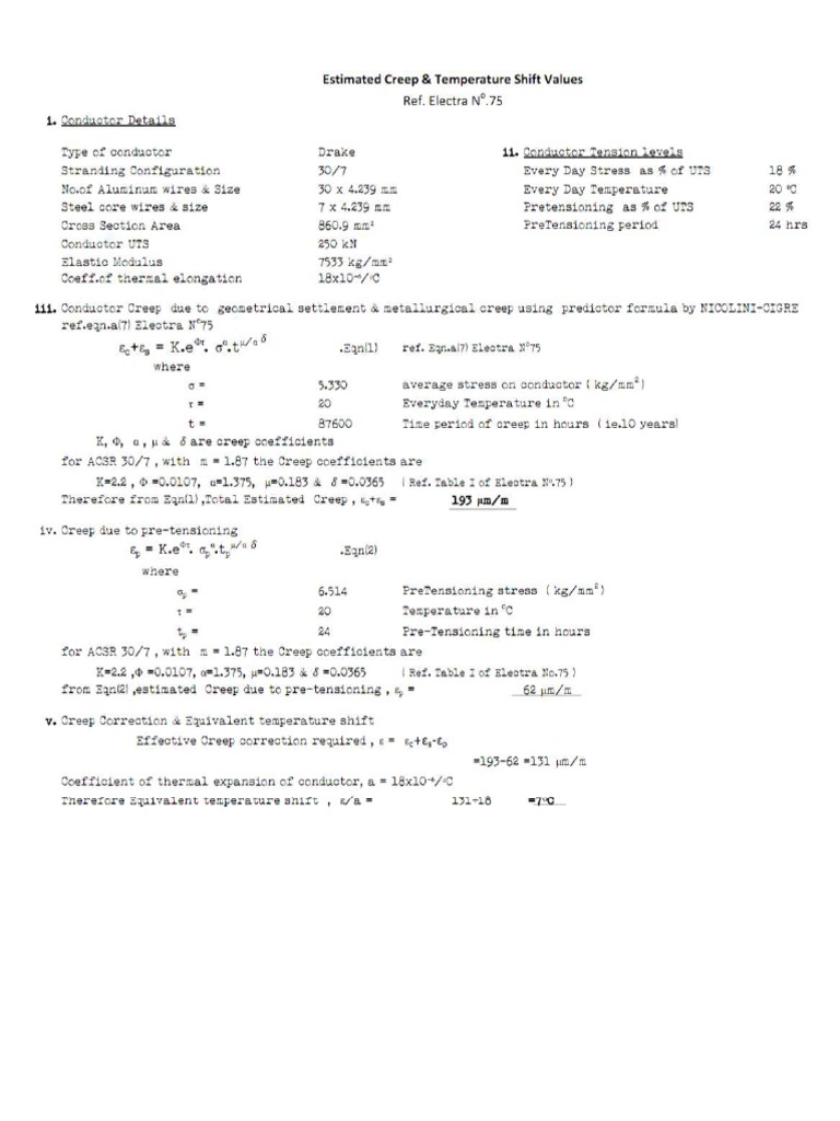 Creep Estimation Using Predictor Formula | PDF