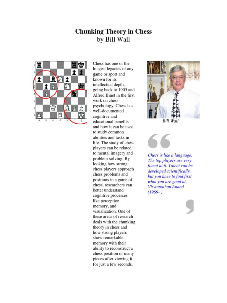 Chunking Theory in Chess | PDF | Chess | Expert