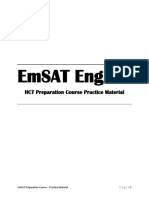 UAE EmSAT English Practice Test With Answers | PDF | English As A ...