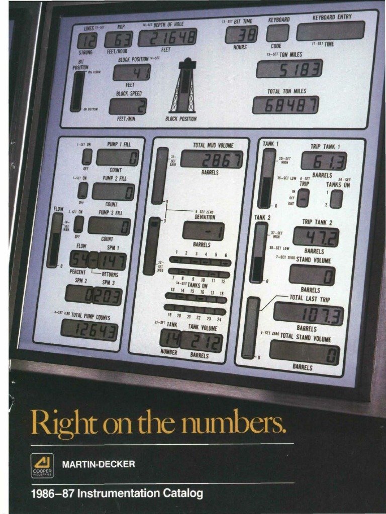 Martin Decker PDF | PDF | Drilling Rig | Manufactured Goods