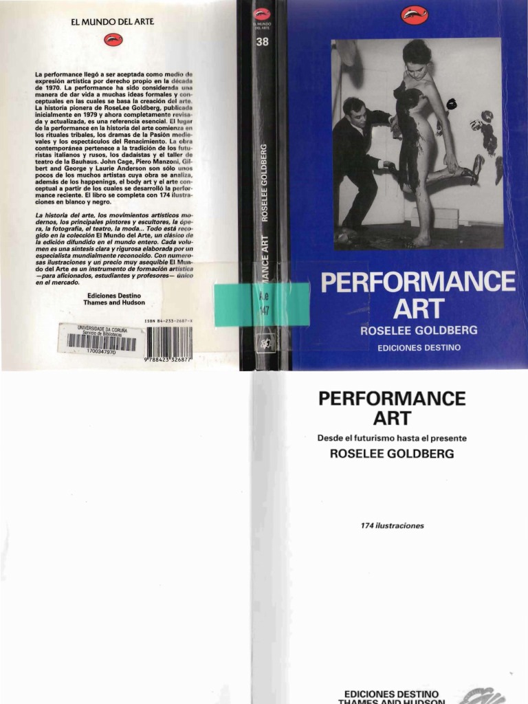 Roselee Goldberg Performance Art Spanish Edition 1997 PDF | PDF ...
