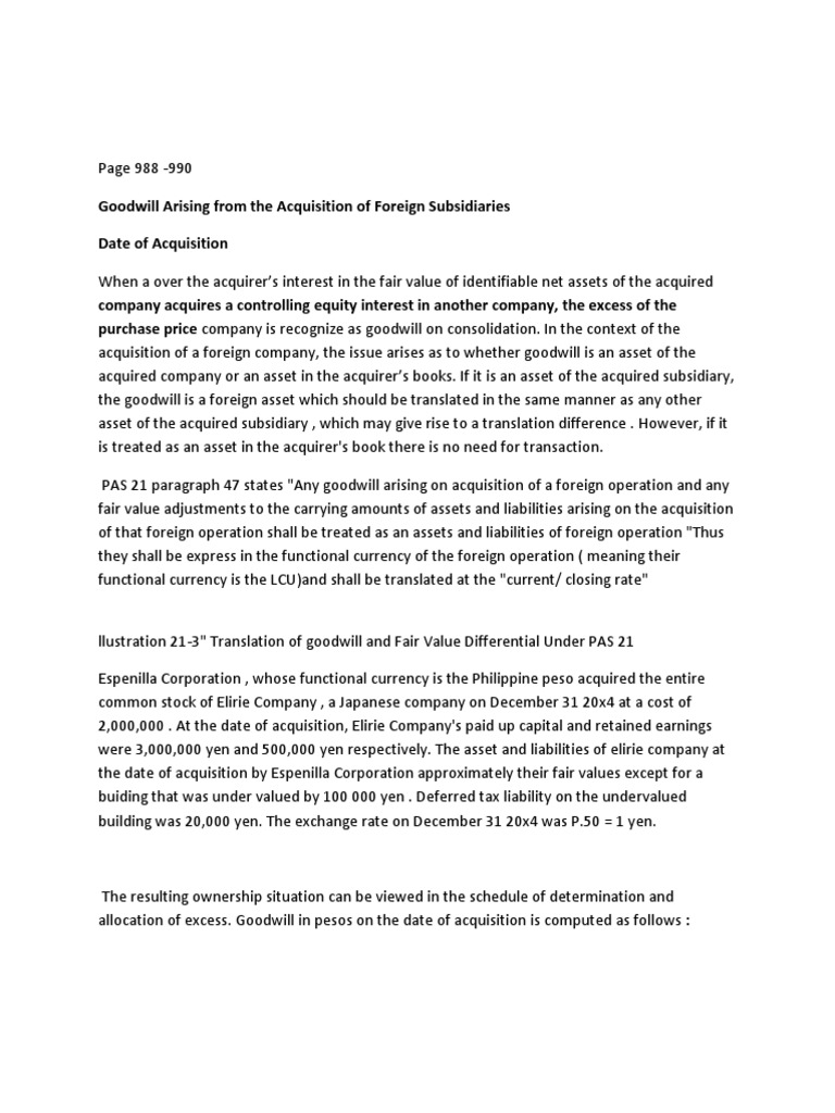 Solman ch21 Dayag | PDF | Goodwill (Accounting) | Mergers And Acquisitions