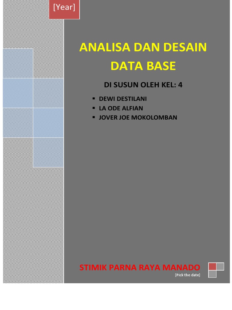Analisa Dan Desain Data Base | PDF