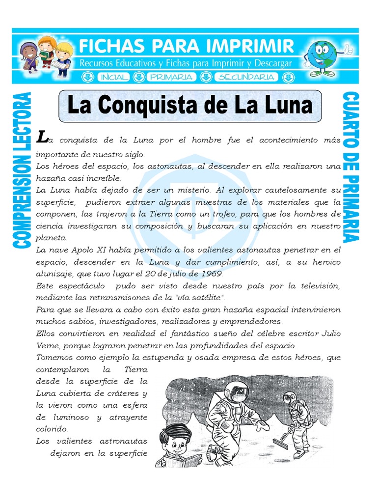 Lectura Luna | PDF | Astronautas | Luna