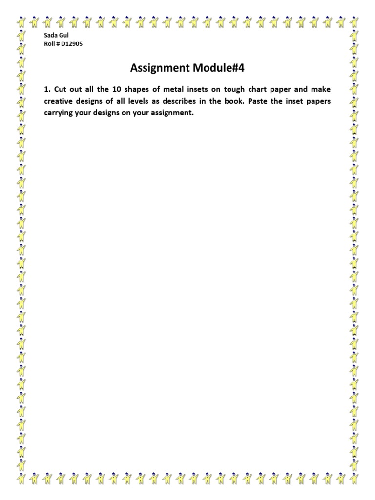 Montessori Module 4 Assignment Guide | PDF | Alphabet | Vocabulary