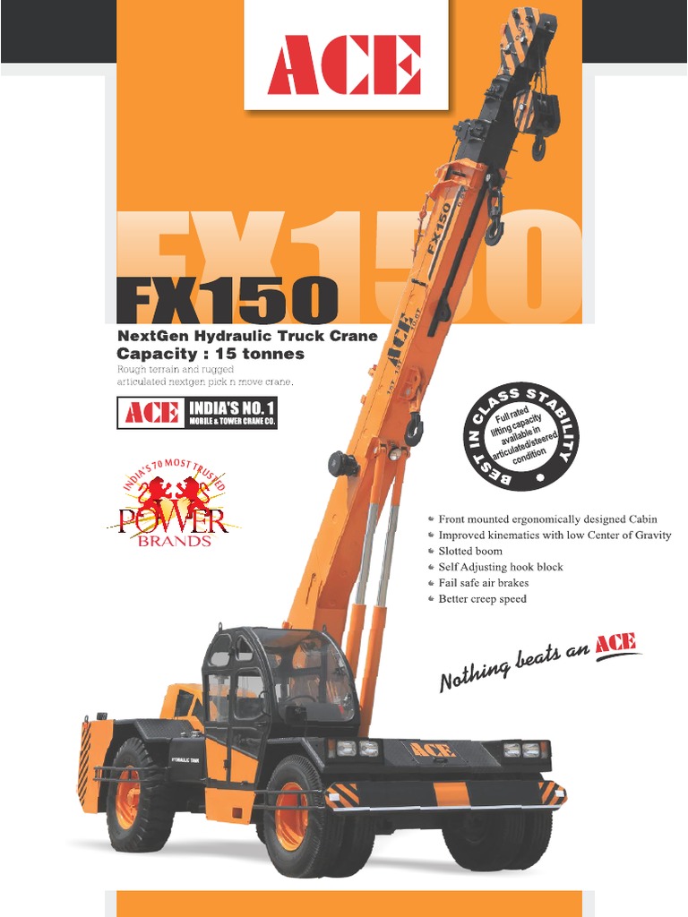 ACE FX150 Pick and Carry Crane | PDF