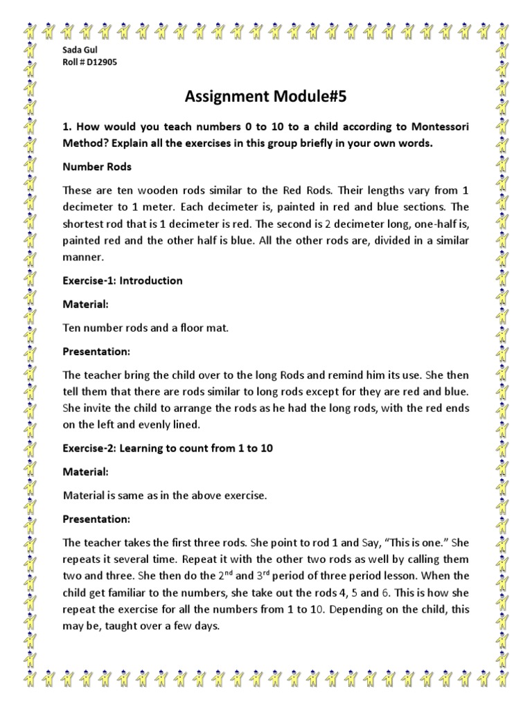 PMC Module 5 Assignment (Sada Gul Roll#D12905) PDF | PDF | Subtraction ...