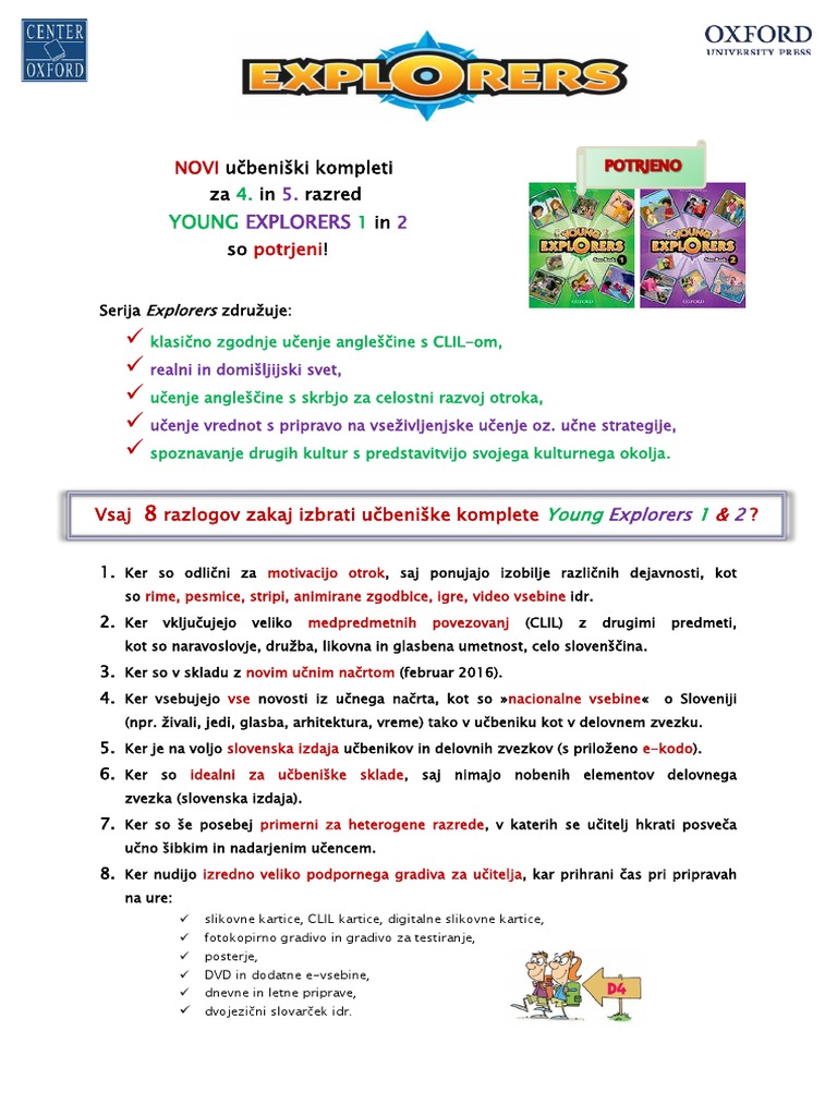 Young Explorers Level 1 Class Book | PDF