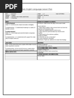 KSSM English Lesson Plan For Form 2 (Sample) | PDF | Lesson Plan ...