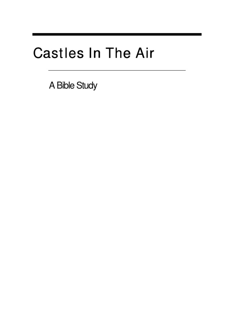 In The Air Bible Studies | PDF | Fallacy | Bible