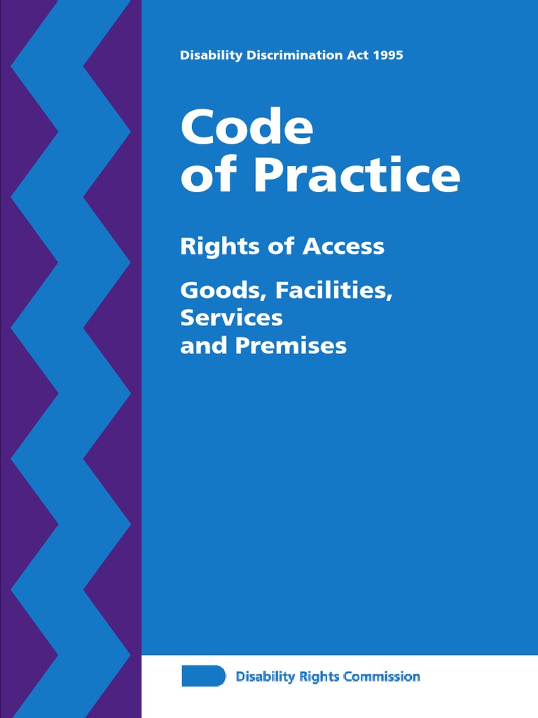 DRC - Code of Practice | PDF | Disability | Lease