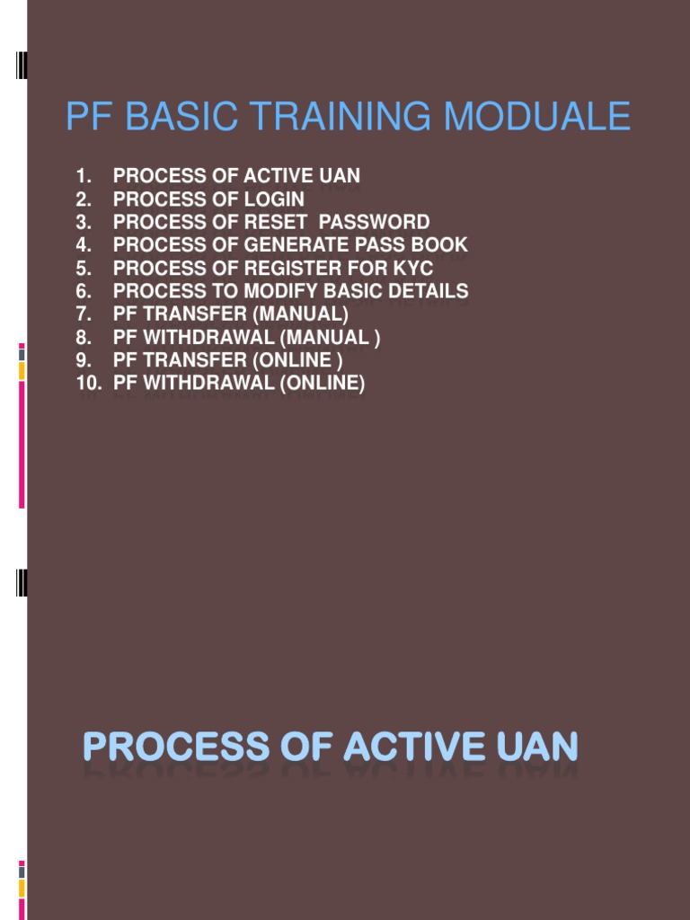PF Basic Training Moduale | PDF | Computer Security | Security