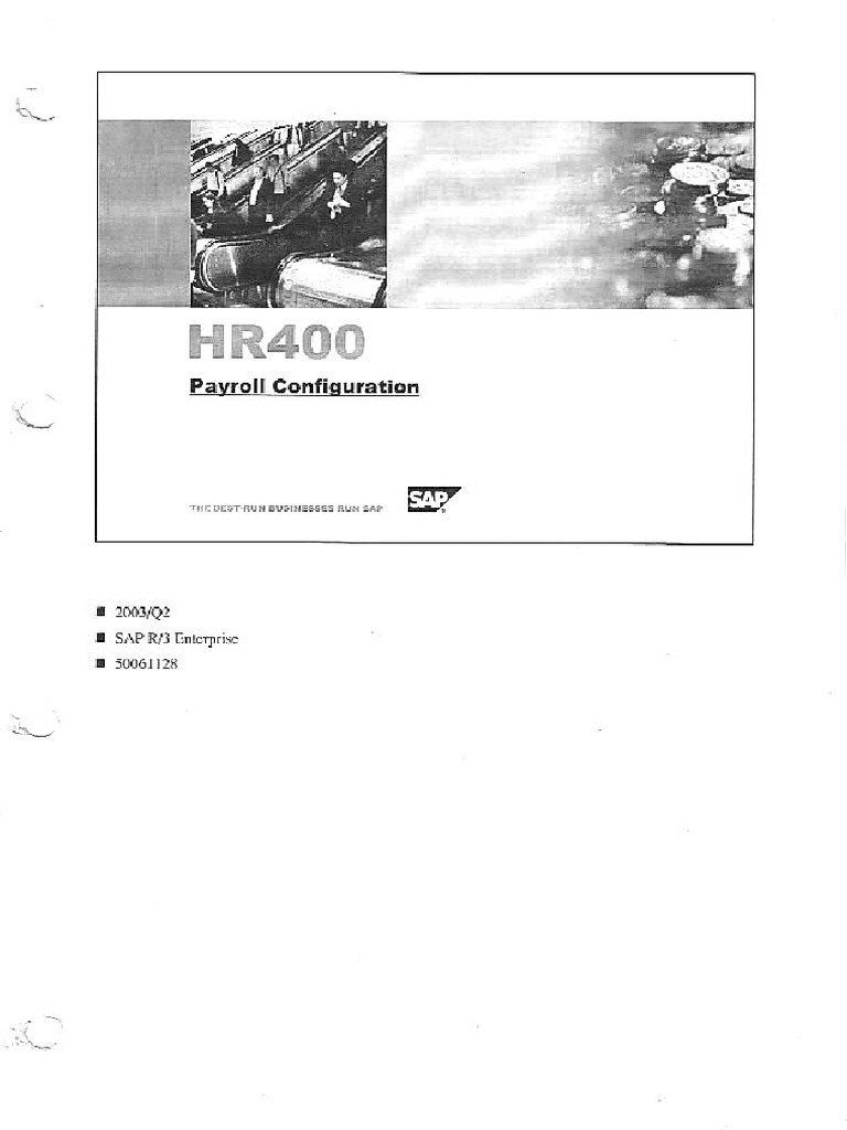 HR400 Payroll Configuration | PDF