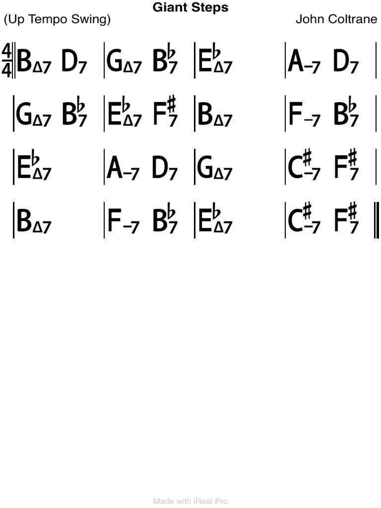 Giant Steps - Chart | PDF