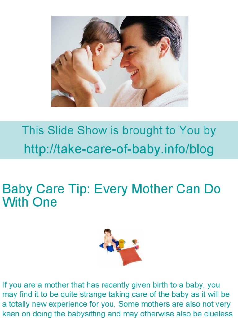 Essential Tips for Newborn Care | PDF | Relationships | Child Care