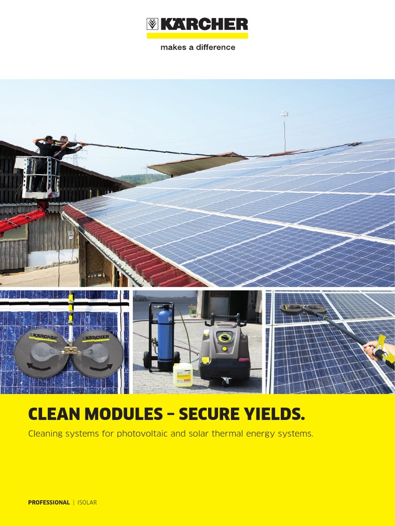 Solar Panel Cleaning Machine | PDF | Photovoltaic System | Soil