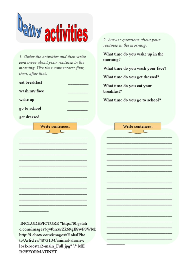 Morning Routines | PDF