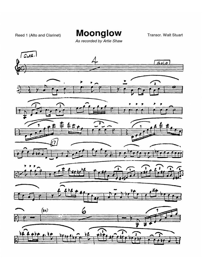 Moonglow Artie Shaw PDF | PDF