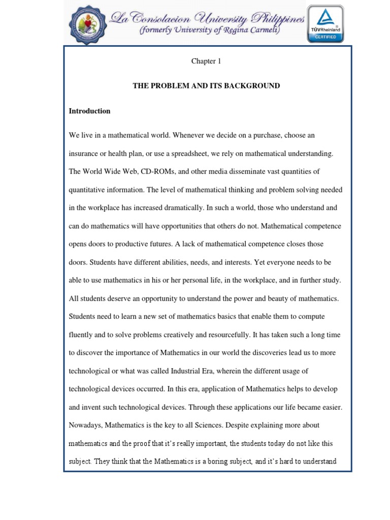 Chapters 1 3 Thesis Sample | PDF | Extraversion And Introversion | Teachers