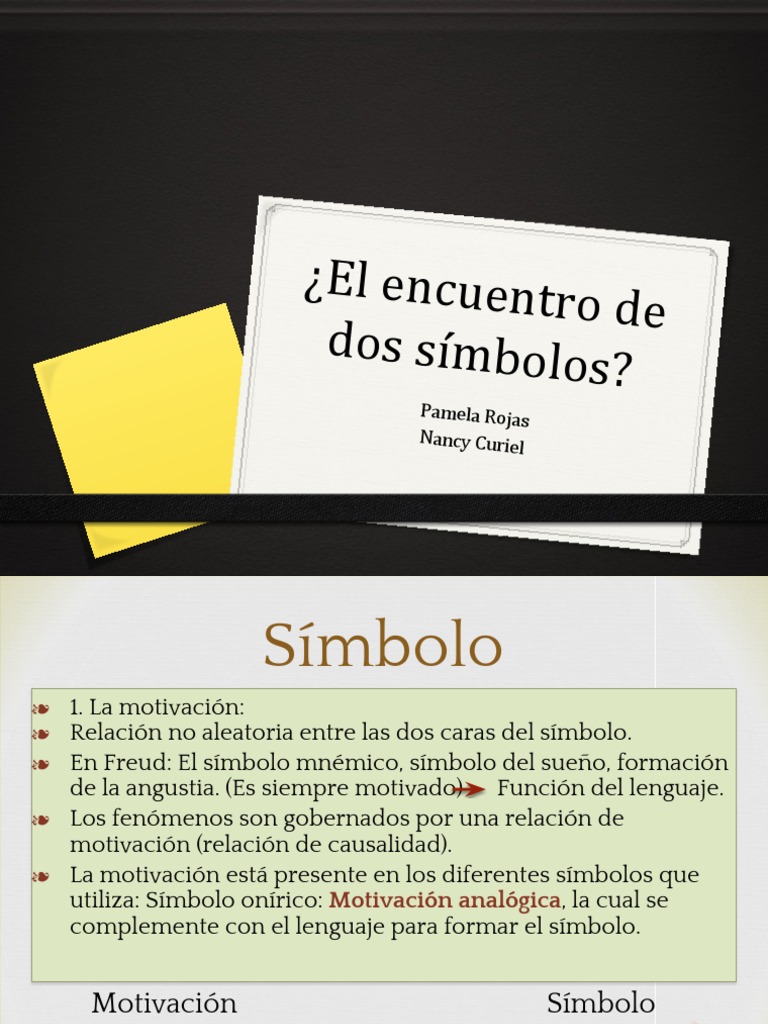 El Encuentro de Dos Símbolos PDF | PDF