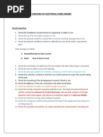 Electrical Work Pre-Inspection Checklist | PDF | Electrical Wiring ...