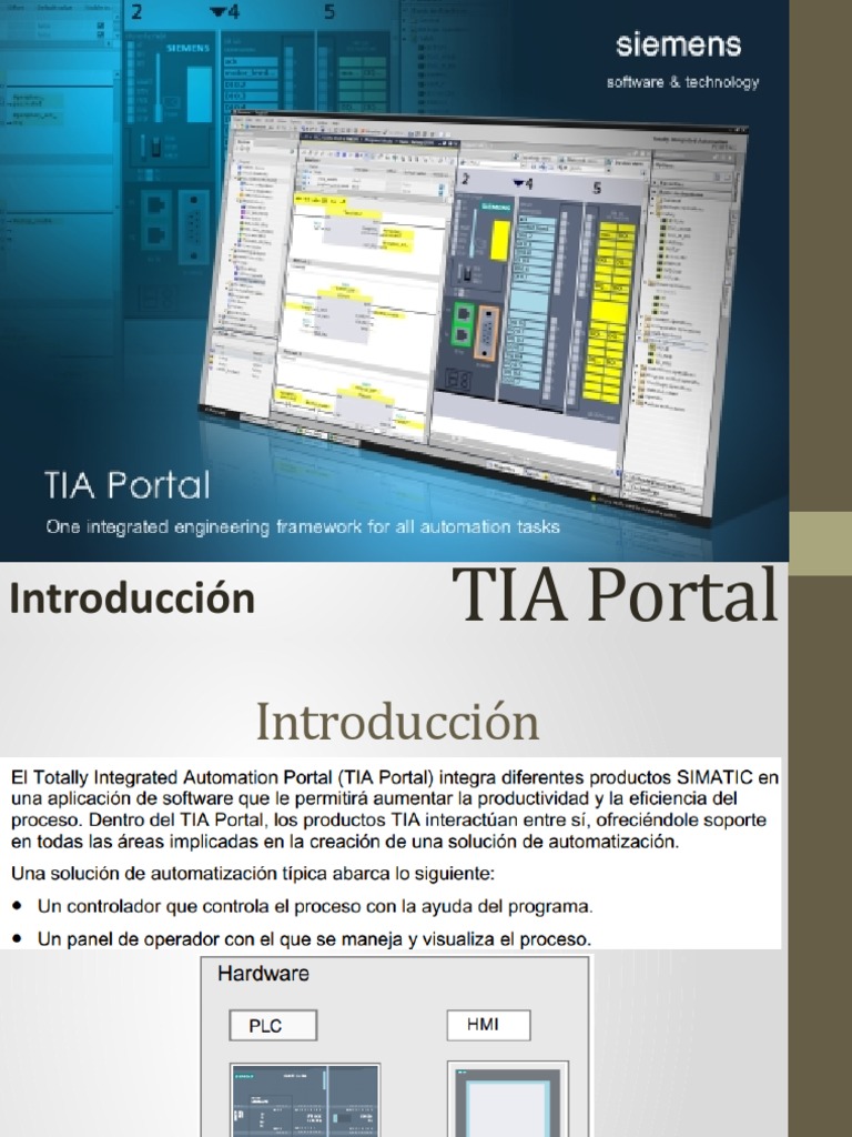 TIA Portal Introducción | PDF | Controlador lógico programable ...