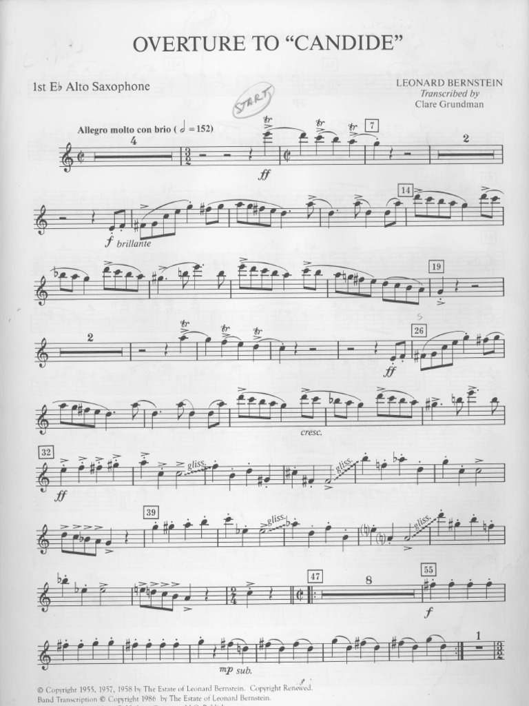 Overture To "Candide'': F Oritnfu | PDF