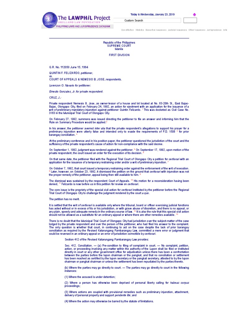 Analysis of a Supreme Court of the Philippines Ruling on the ...