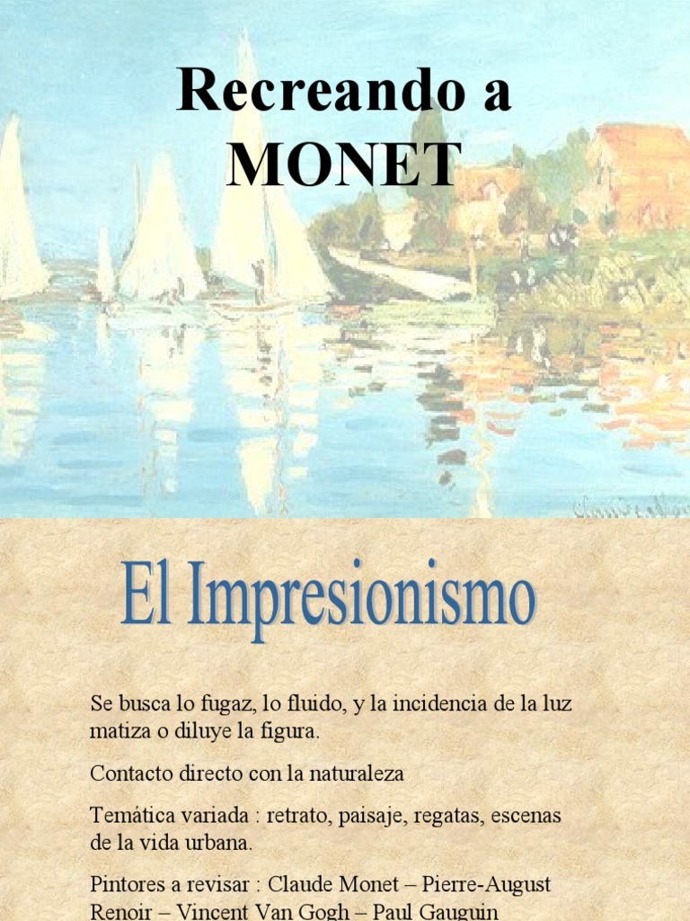 Impresionismo Paisajex& 1 Clase 3 | PDF | Pierre Auguste Renoir | Impresionismo