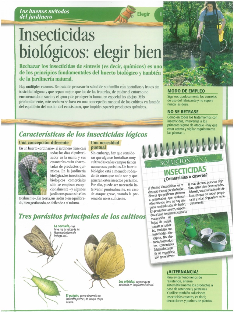 Insecticidas Biologicos Elegir Bien | PDF