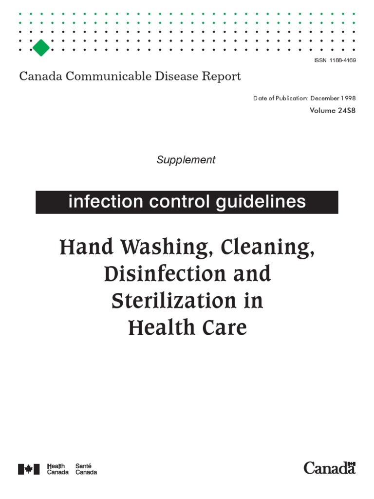 CDR 24 S 8 e | PDF | Infection Control | Hand Washing