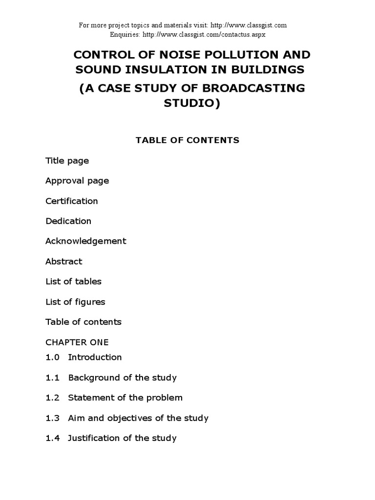 Control of Noise Pollution and Sound Insulation in Buildings | PDF ...