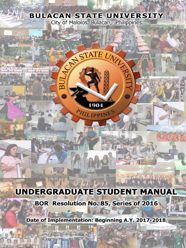 BulSU Student Manual & Quality Policy | PDF | University And College Admission | Students